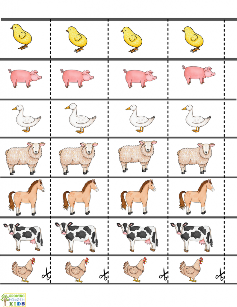 On the Farm Pre-Writing Activity Packet (Digital Download) - Growing ...