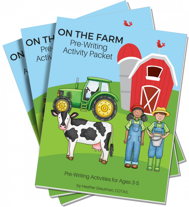 On the Farm Pre-Writing Activity Packet (Digital Download) - Growing ...