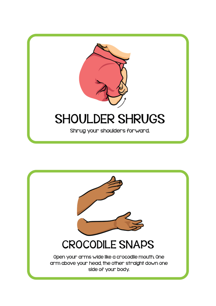 Hand Exercise Warm-Up Activity Cards - Instant Download - Growing Hands ...