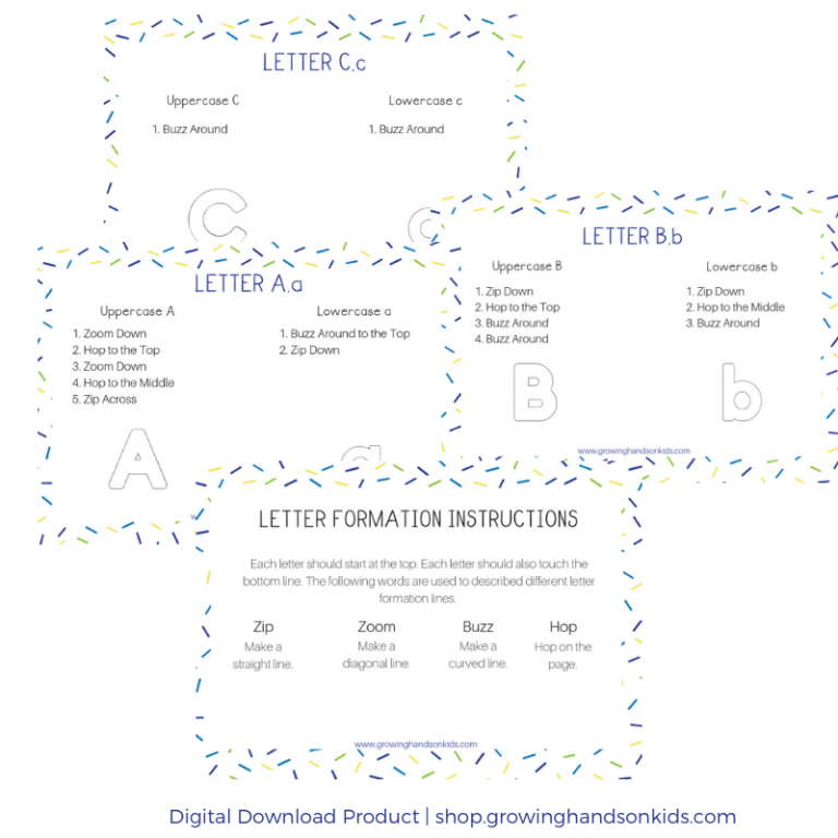 Letter Formation Starter Kit - Flash Sale - Growing Hands On Kids Store