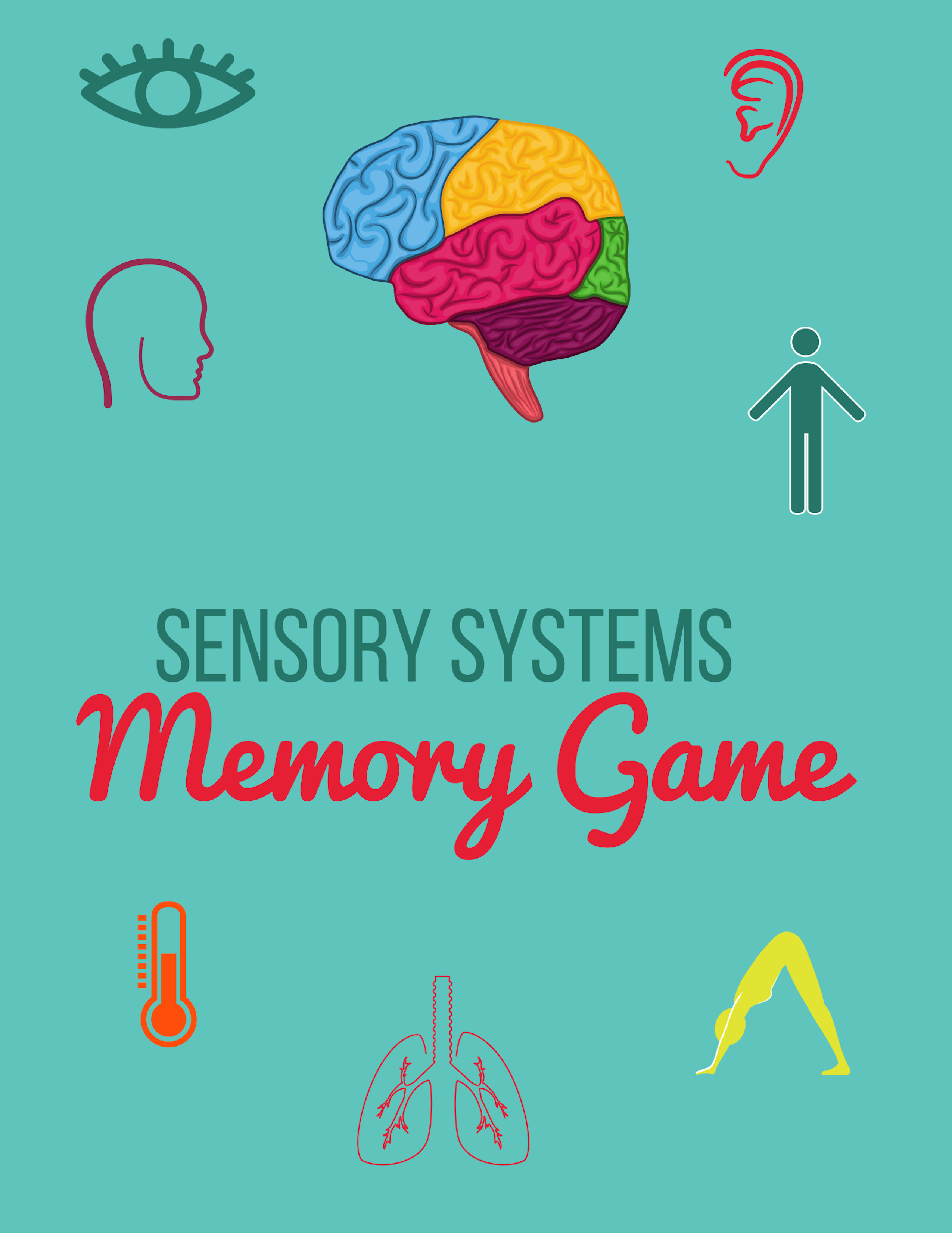 Sensory Processing Memory Game Digital Download Growing Hands On Sensory Processing Memory Game Digital Download Growing Hands On