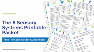 The 8 Sensory Systems Email Series - Growing Hands On Kids Store