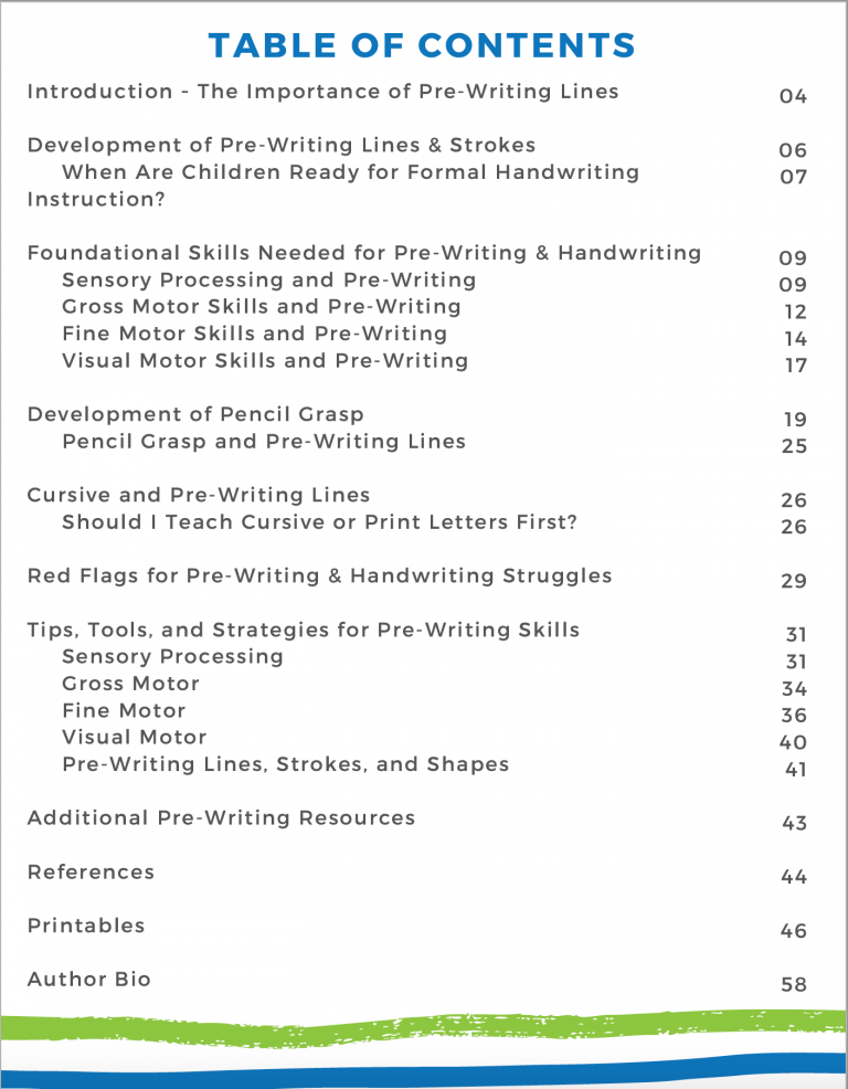 Pre-Writing Skills Digital Starter Kit - Digital Download/PDFs ...