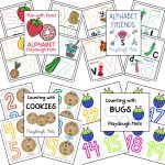 Playdough Mats: Alphabet & Number Bundle - Instant Download - Growing ...