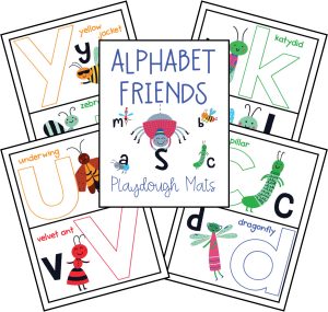 Playdough Mats: Alphabet & Number Bundle - Instant Download - Growing ...