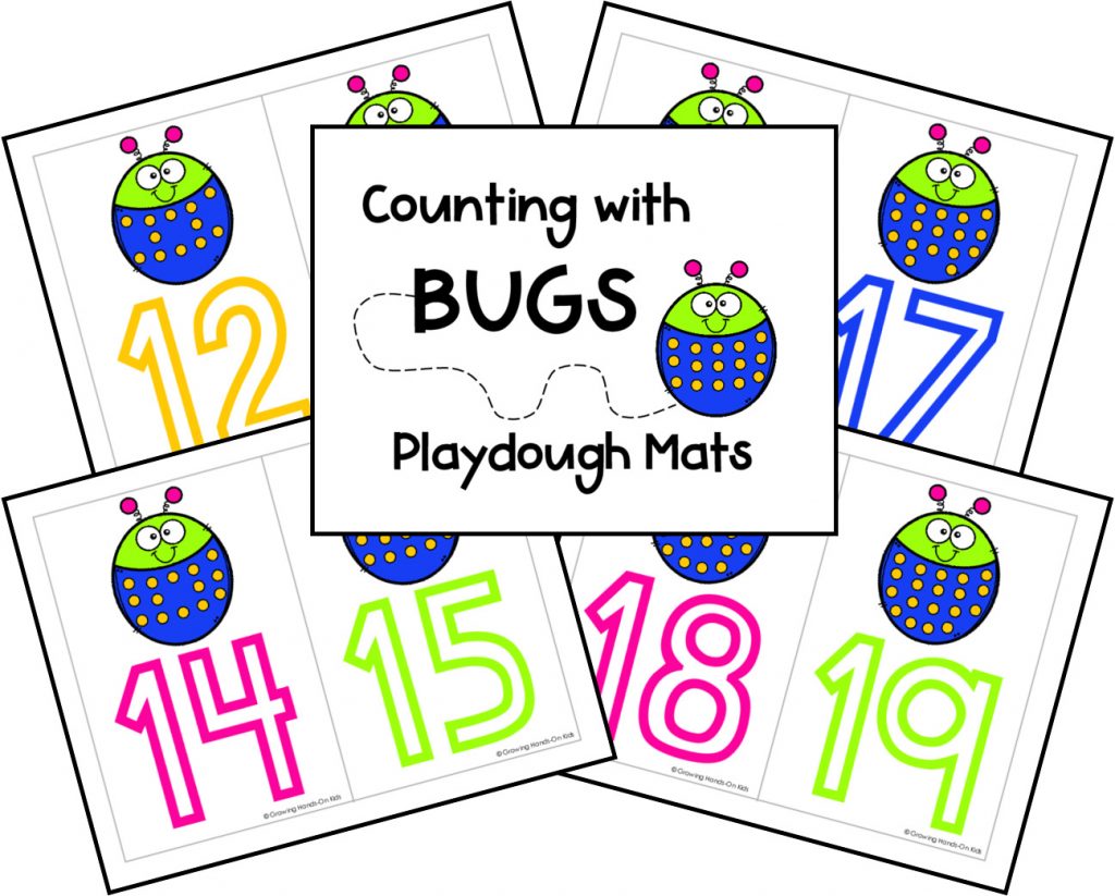 Playdough Mats: Alphabet & Number Bundle - Instant Download - Growing ...