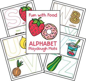 Playdough Mats: Alphabet & Number Bundle - Instant Download - Growing ...