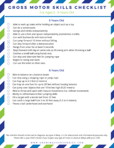 Child Development Checklist Packet - PDF Digital Download - Growing ...