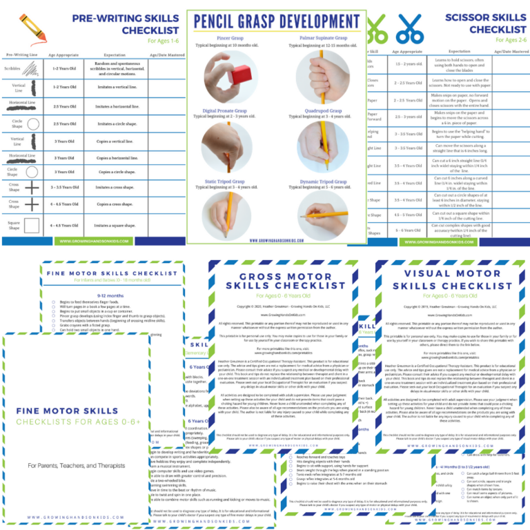 Child Development Checklist Packet - PDF Digital Download - Growing ...
