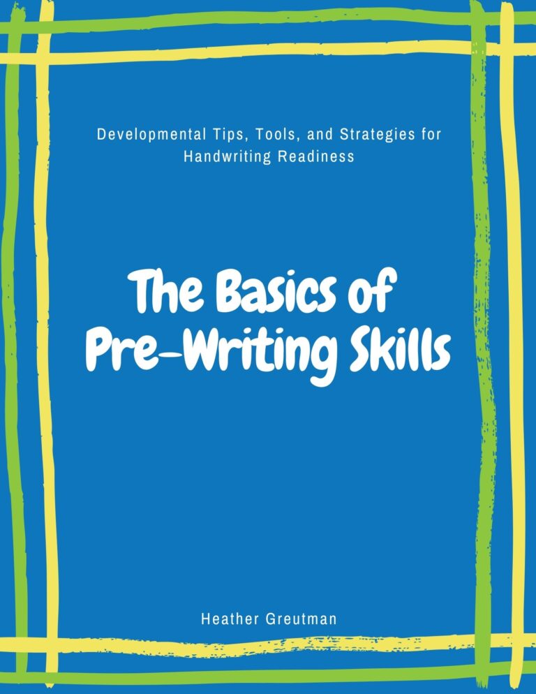 Pre-Writing Skills Digital Starter Kit - Digital Download/PDFs ...