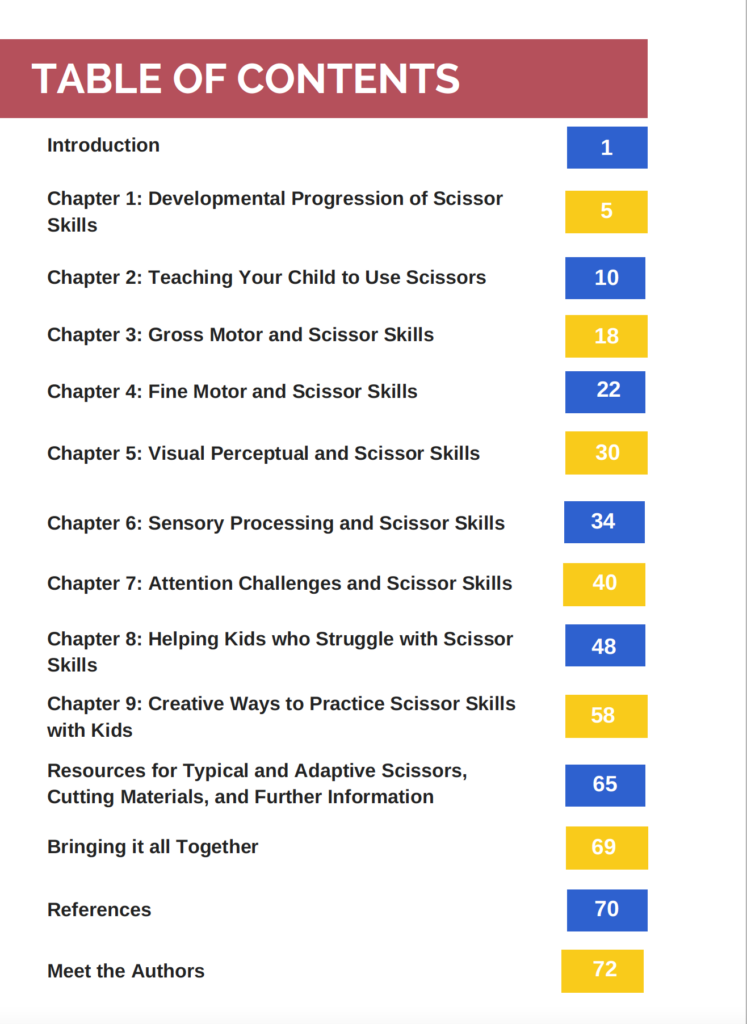 The Scissor Skills Book - Digital Download/PDF - Growing Hands On Kids ...