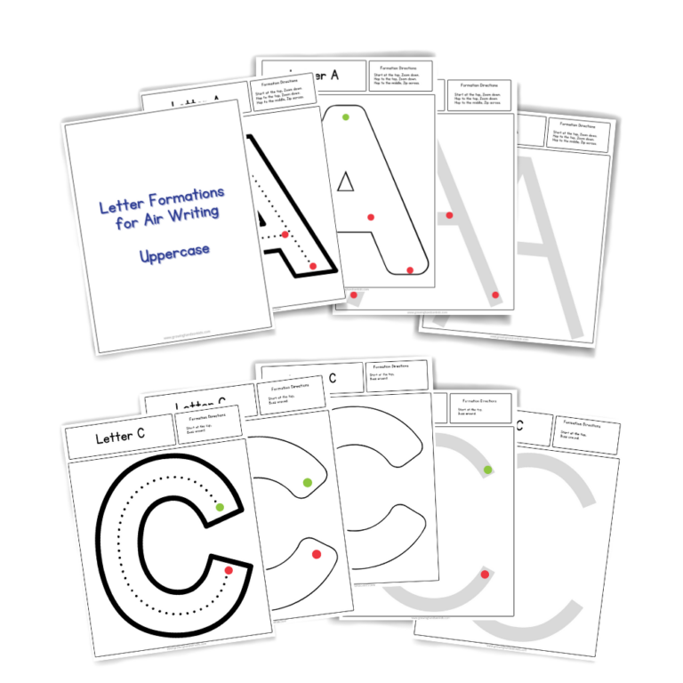 Letter Formation Starter Kit - Flash Sale - Growing Hands On Kids Store