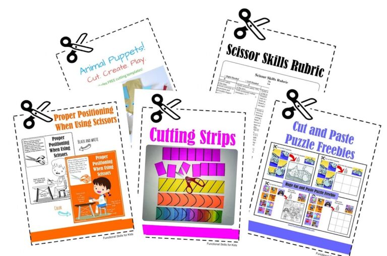 Scissor Skills Printable Pack – Growing Hands On Kids Store