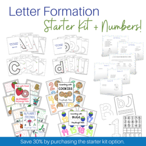 Letter Formation Starter Kit - Flash Sale - Growing Hands On Kids Store