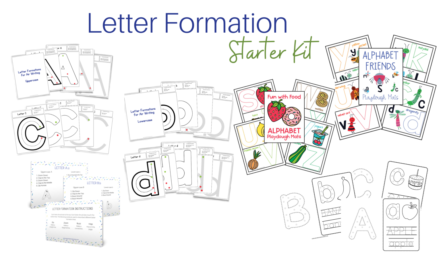 Letter Formation Starter Kit - Flash Sale - Growing Hands On Kids Store