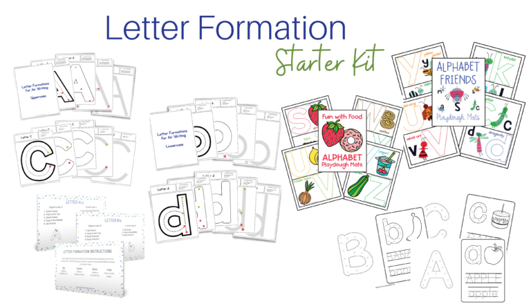 Letter Formation Starter Kit - Flash Sale - Growing Hands On Kids Store
