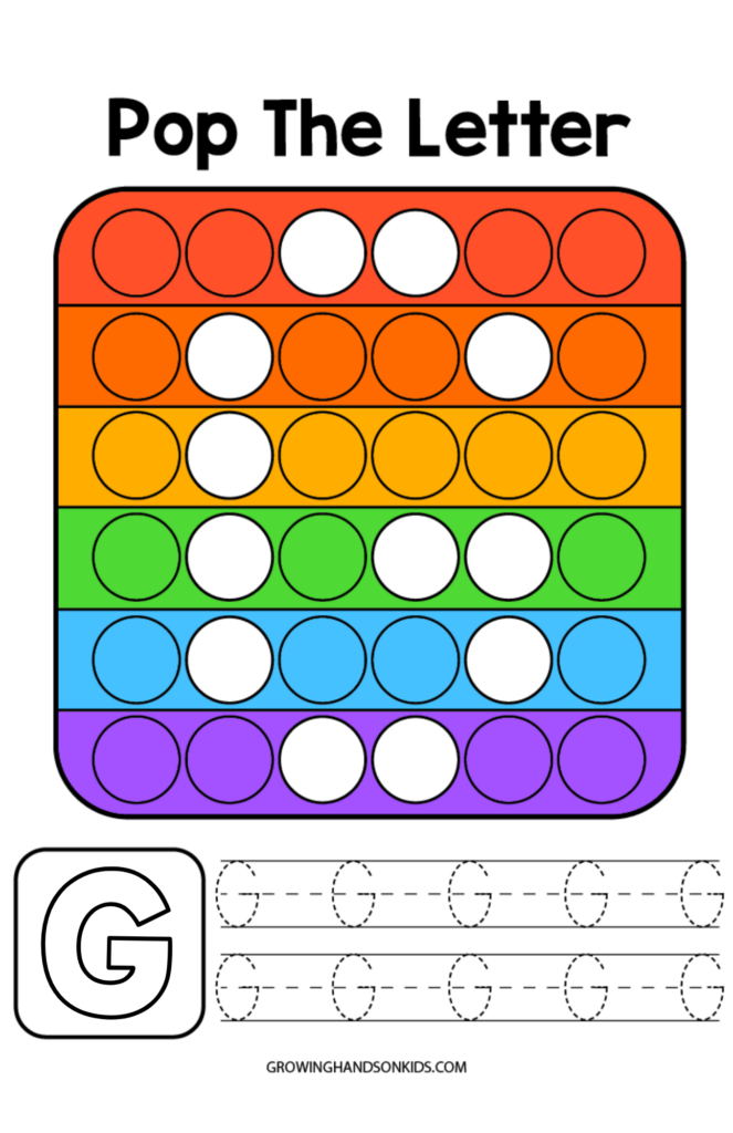 Uppercase Alphabet Pop-It Cards (Digital Download) - Growing Hands On ...