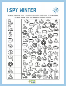 Winter Skill Builders Activity Packet (Instant Download) - Growing ...