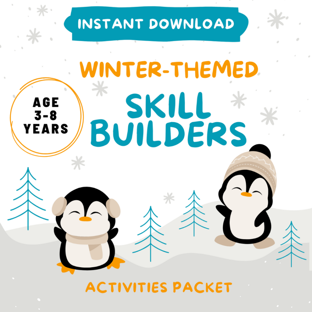 Winter Skill Builders Activity Packet (Instant Download) - Growing ...