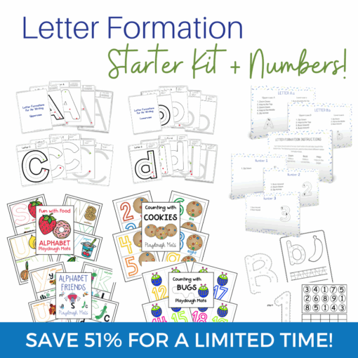 Letter Formation Starter Kit - Flash Sale - Growing Hands On Kids Store
